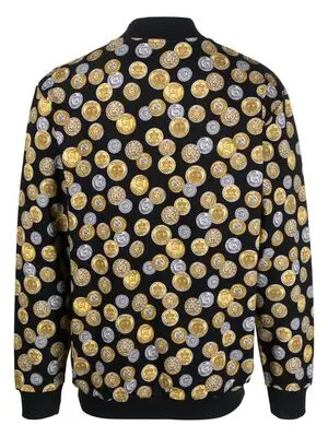 Moschino Coin-print Cotton Sweatshirt