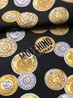Moschino Coin-print Cotton Sweatshirt
