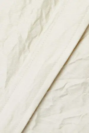 Brandon Maxwell The Allie Crinkled Satin-twill Shirt