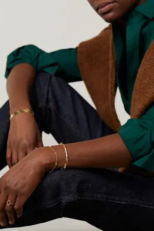JENNIFER MEYER - Jennifer Meyer Medium Edith 18-karat Gold Diamond Bracelet