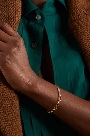 JENNIFER MEYER - Jennifer Meyer Medium Edith 18-karat Gold Diamond Bracelet
