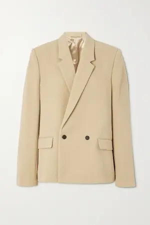 Wardrobe.NYC Hailey Bieber Double-breasted Wool Blazer