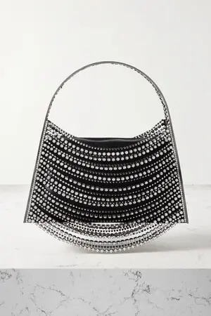 Benedetta Bruzziches Lucia In The Sky Crystal-embellished -tone And Satin Tote