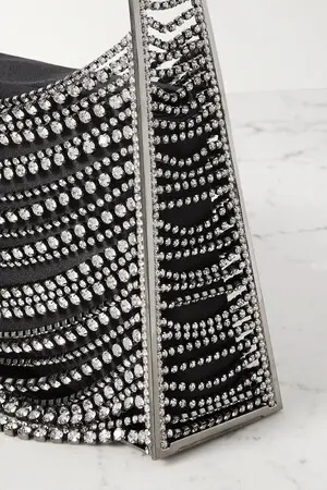 Benedetta Bruzziches Lucia In The Sky Crystal-embellished -tone And Satin Tote