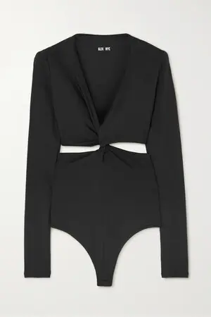 ALIX NYC Lance Twist-front Cutout Bodysuit