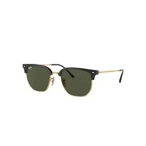Ray-ban Clubmaster Sunglasses Frame - Black On Gold