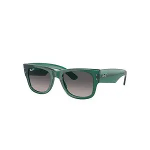Ray-ban Mega Wayfarer Sunglasses Transparent Green