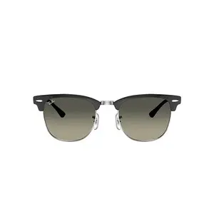 Ray-ban Clubmaster Metal Sunglasses - Black On Silver