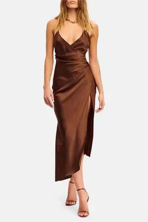 SEROYA Emma Dress Chocolate