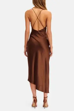 SEROYA Emma Dress Chocolate