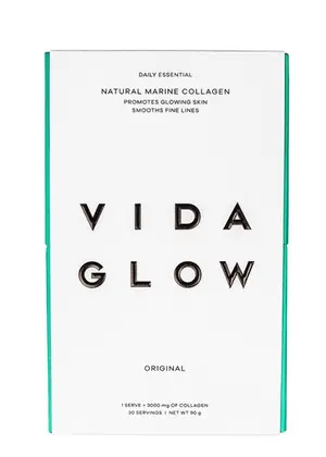 VIDA GLOW Natural Marine Collagen Sachets Supplements, Metal - Original