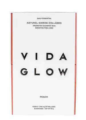 VIDA GLOW Natural Marine Collagen Sachets - Peach