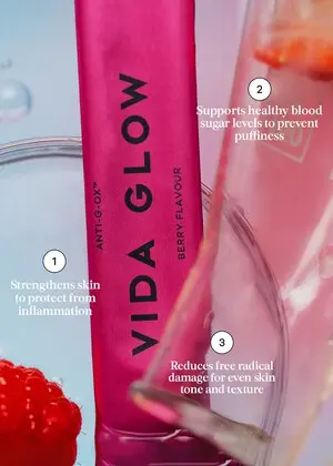 VIDA GLOW Anti-g-ox Berry, Supplements, Lace, Berry-flavoured