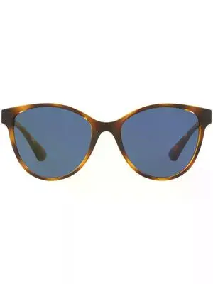 SUNGLASS HUT Tortoiseshell Cat-Eye Sunglasses Green