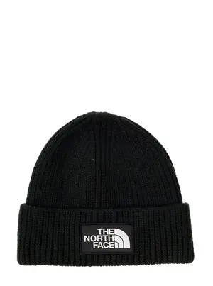 The North Face Box Ribbed Beanie With Logo Patch