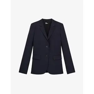 The Kooples Single-breasted Wool Blazer - Nav01
