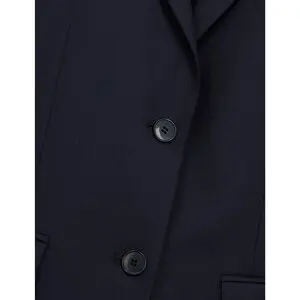 The Kooples Single-breasted Wool Blazer - Nav01