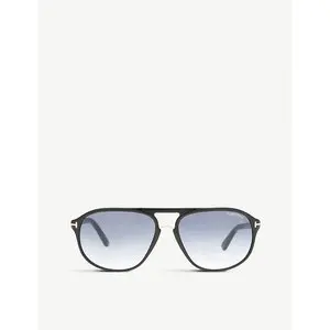 TOM FORD Jacob Aviator Sunglasses - Black Shiny