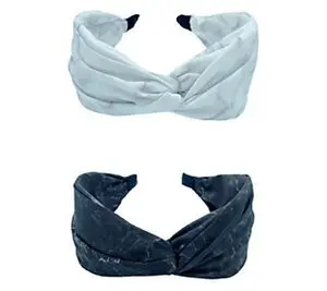 HEADBANDS OF HOPE Marble Headband Set - One-color