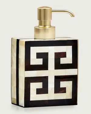 LABRAZEL Greek Key Pump Dispenser