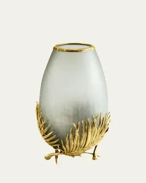 Michael Aram Palm Medium Glass Vase One-color
