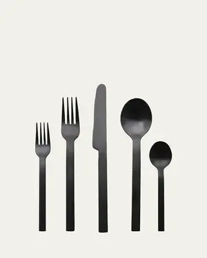 GREG NATALE Mies 5-piece Place Setting Set - Silver