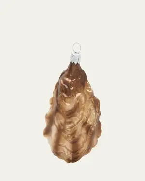 Bergdorf Goodman Oyster With Pearl Christmas Ornat