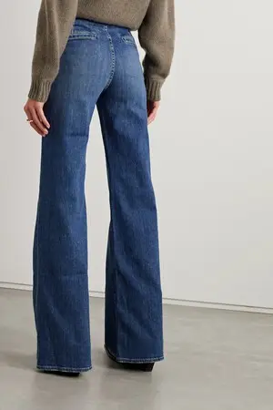 NILI LOTAN Anna High-rise Straight-leg Jeans