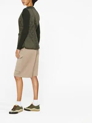 Barbour Quilted V-neck Gilet - Green