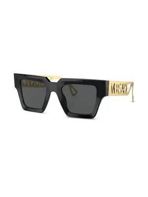 Versace Logo Square-frame Sunglasses