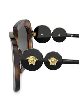 Versace Medusa Head Square-frame Sunglasses