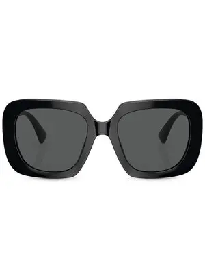 Versace Medusa Head Round-frame Sunglasses - Black