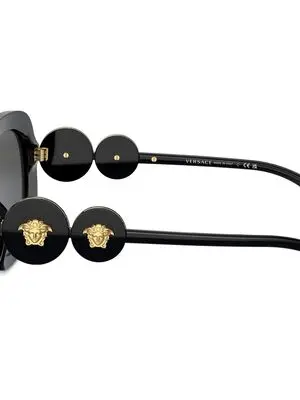 Versace Medusa Head Round-frame Sunglasses