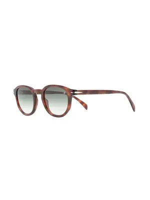 DB EYEWEAR BY DAVID BECKHAM Round-frame Gradient Sunglasses - Brown