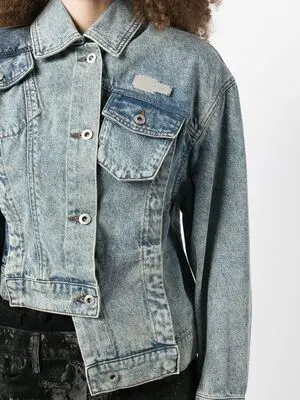 FENG CHEN WANG Deconstructed Patchwork Denim Jacket