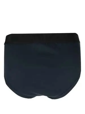 TOM FORD Logo-waistband Briefs - Blue