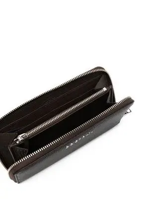 Orciani Logo Embossed Wallet