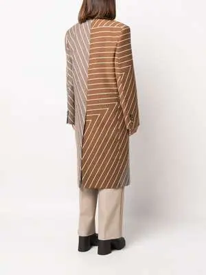 Stella McCartney Two-tone Double-breasted Coat