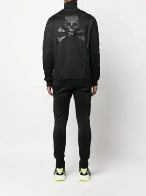 Philipp Plein Skull Bones Two-piece Tracksuit Set