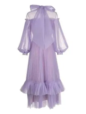 Huishan Zhang Alicia Ruffled Gown