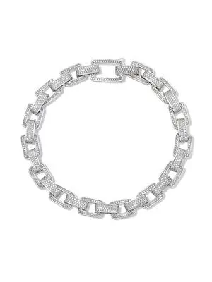 Shay 18k White Gold Diamond Chain Bracelet - Silver
