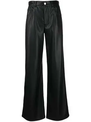 Philosophy Di Lorenzo Serafini Straight-leg Faux Leather Trousers
