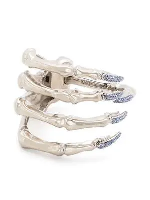 Raf Simons Crystal-ebellished Skeleton Bracelet