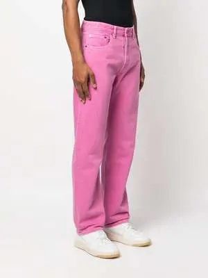 Jacquemus Logo-patch Straight-leg Jeans