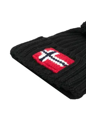 NAPAPIJRI Logo-patch Pom-pom Hat