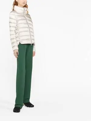 SAVE THE DUCK Elsie Zip-front Padded Jacket - Neutrals