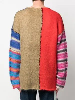 Marni Oversized Patchwork Jumper