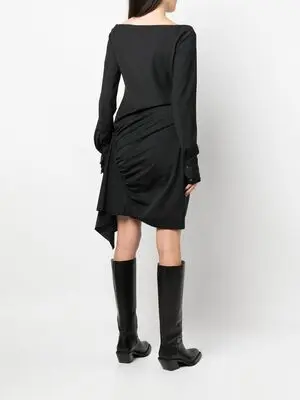 AC9 Belted Asymmetric Dress