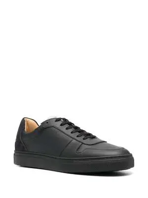 VIVIENNE WESTWOOD Logo-print Calf Leather Sneakers - Black