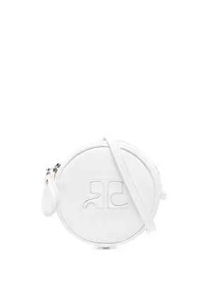 COURREGES Small Reedition Circle Bag - White